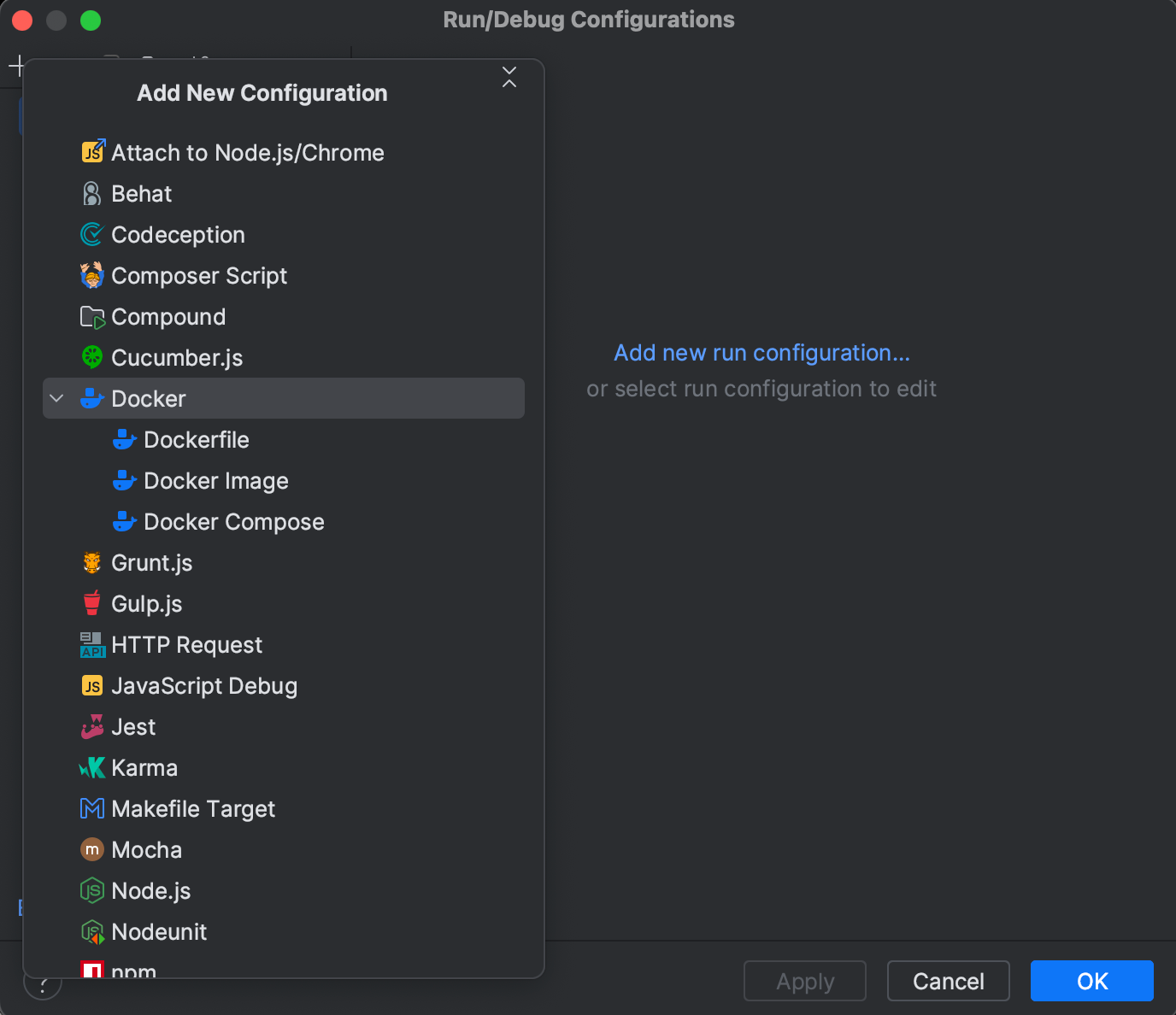 Docker run configurations | PhpStorm Documentation