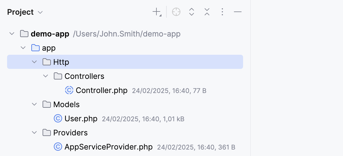 Project tool window | PhpStorm Documentation