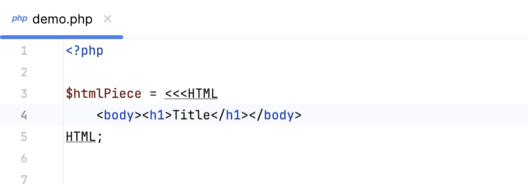Language injections | PhpStorm Documentation