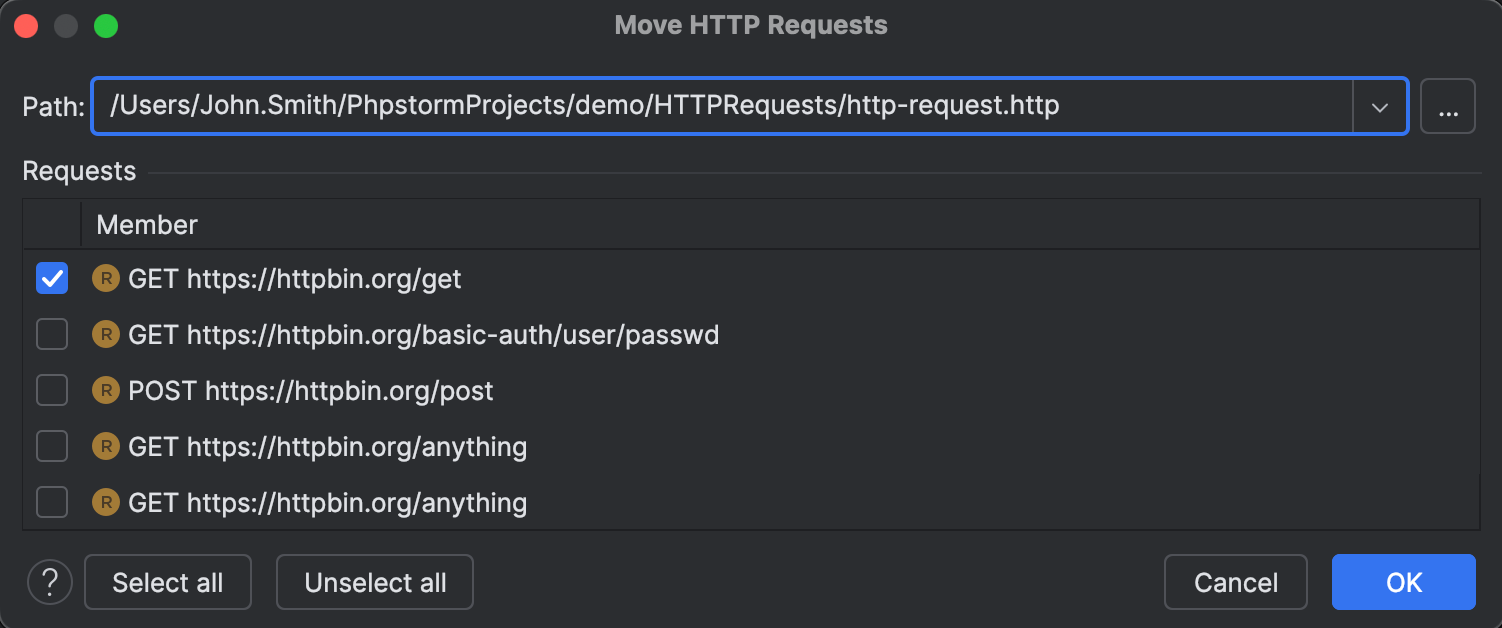HTTP Client | PhpStorm Documentation
