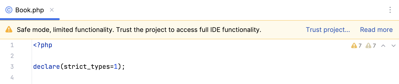 Project security | PhpStorm Documentation