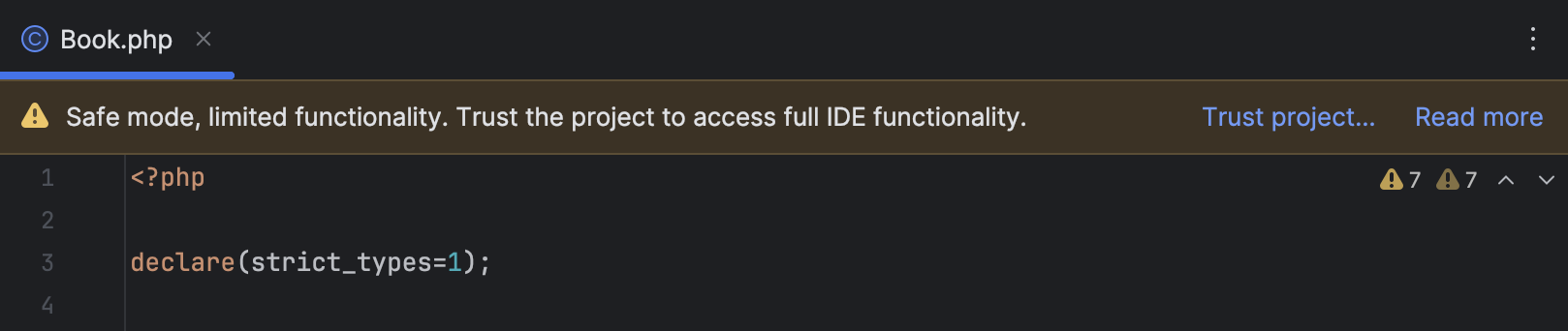 Project security | PhpStorm Documentation