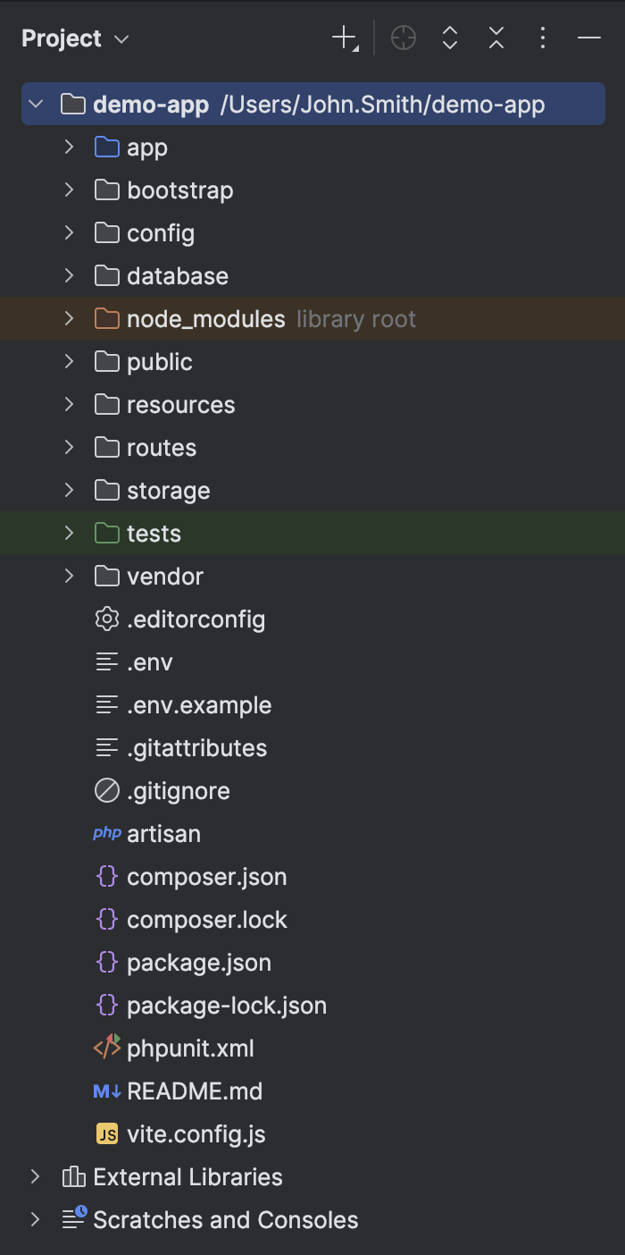 Project tool window | PhpStorm Documentation
