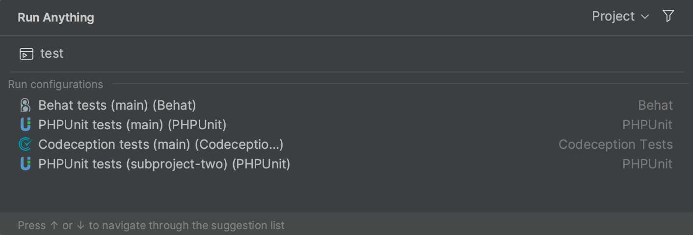 Run anything | PhpStorm Documentation