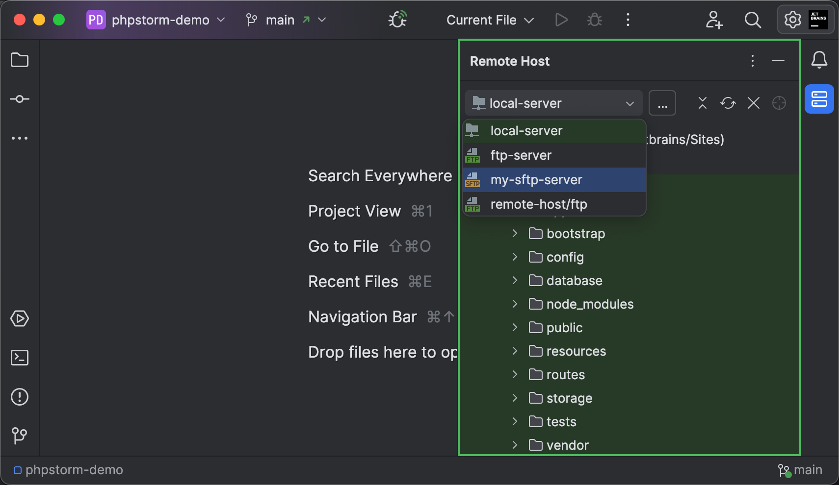 Create a remote server configuration | PhpStorm Documentation