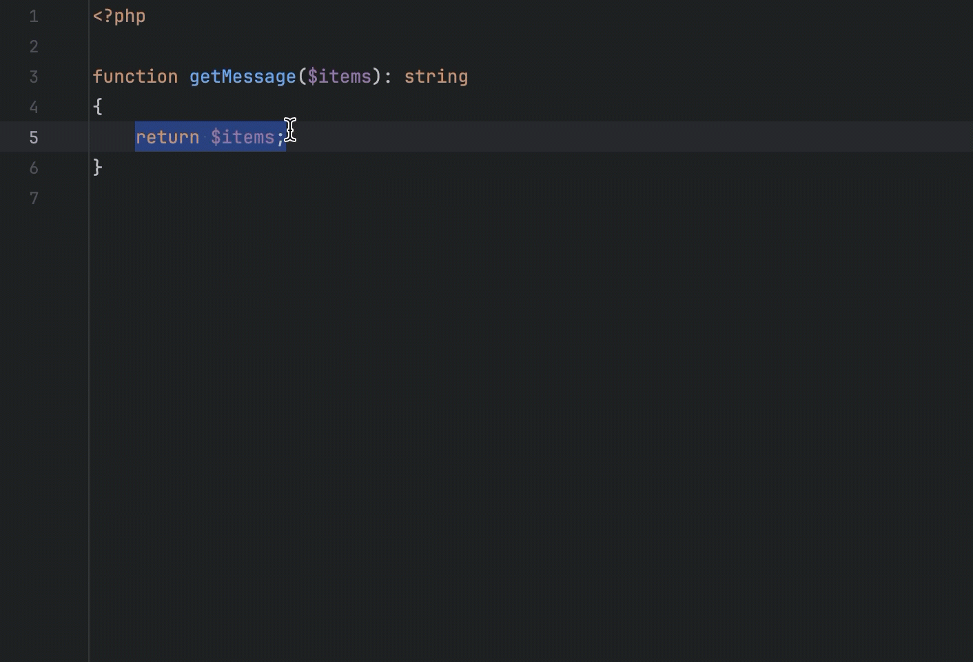 Surround code fragments | PhpStorm Documentation