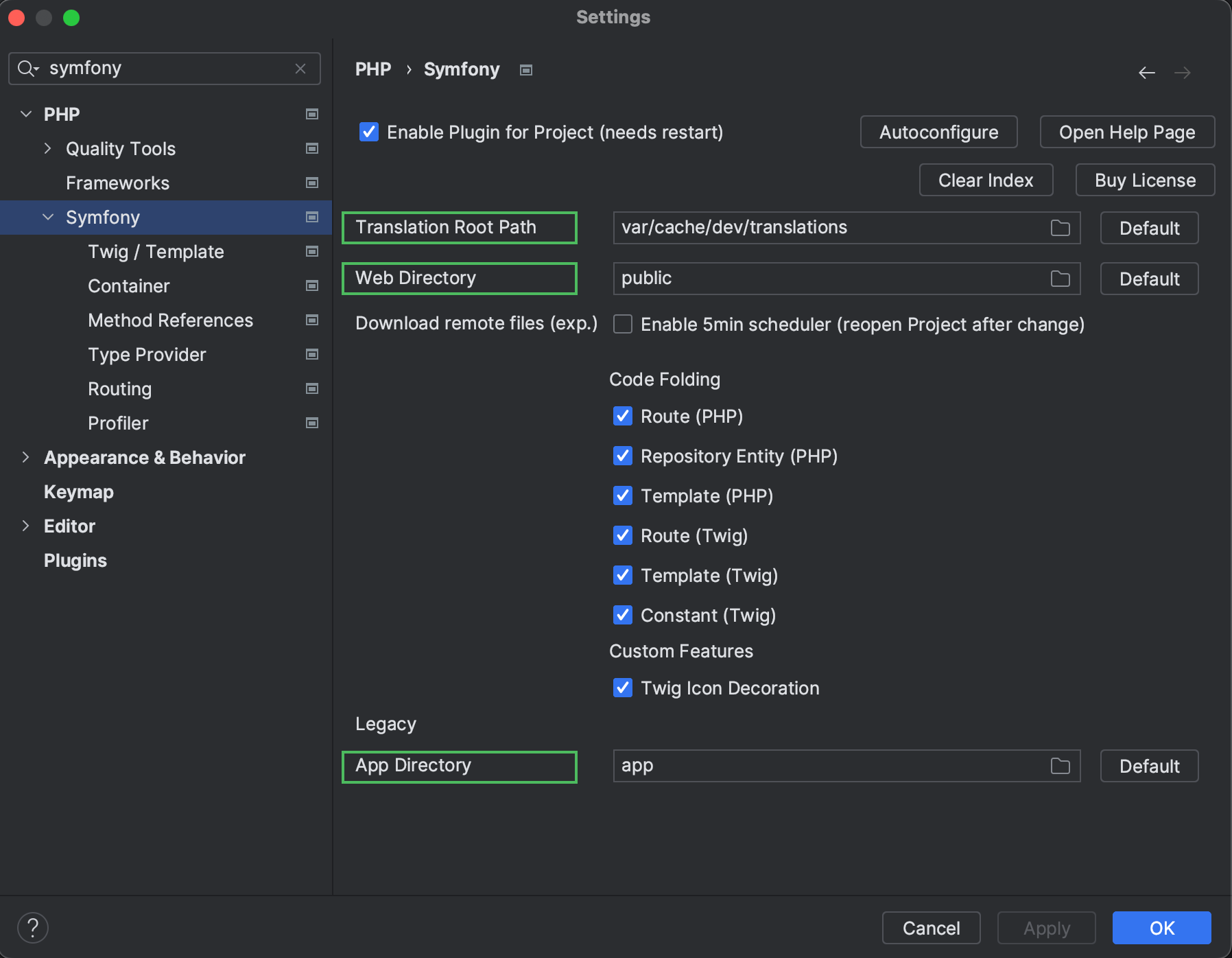 Symfony code completion and navigation | PhpStorm Documentation