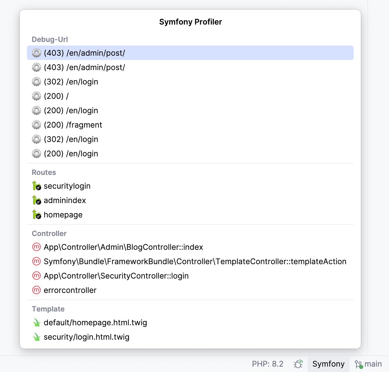 Symfony code completion and navigation | PhpStorm Documentation