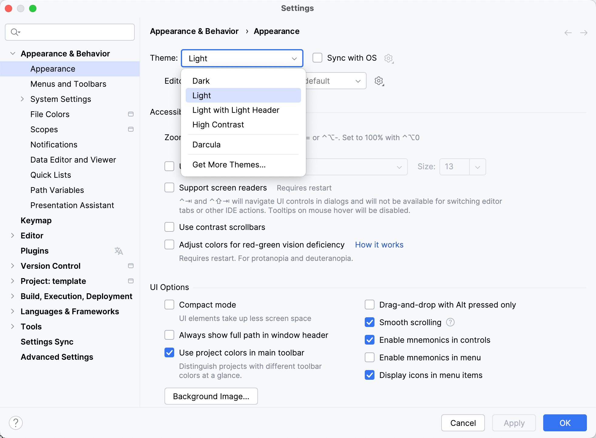 Colors and fonts | PyCharm Documentation