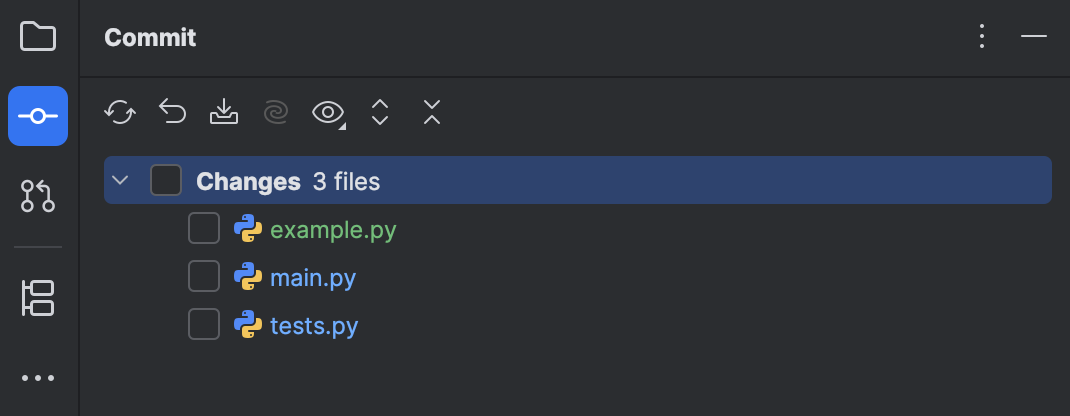 Add files to Git and track changes | PyCharm Documentation