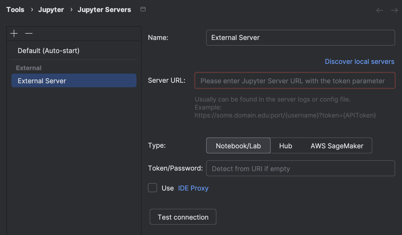 Manage Jupyter notebook servers | PyCharm Documentation