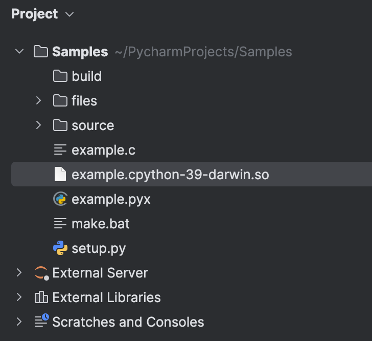 Cython support | PyCharm Documentation