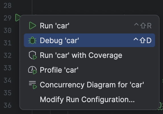 Editor gutter | PyCharm Documentation