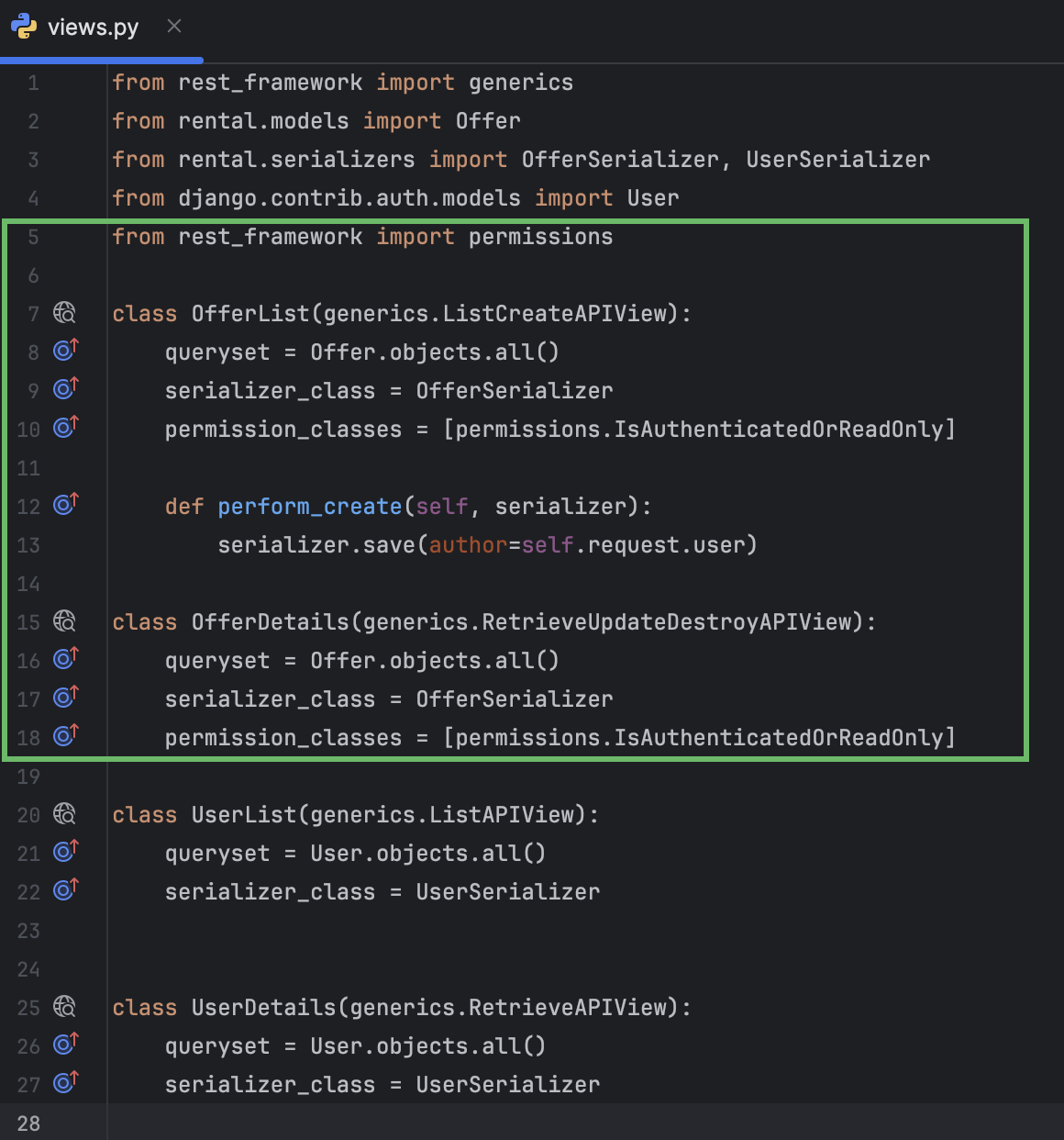 使用 Django REST Framework 构建 API | PyCharm 文档