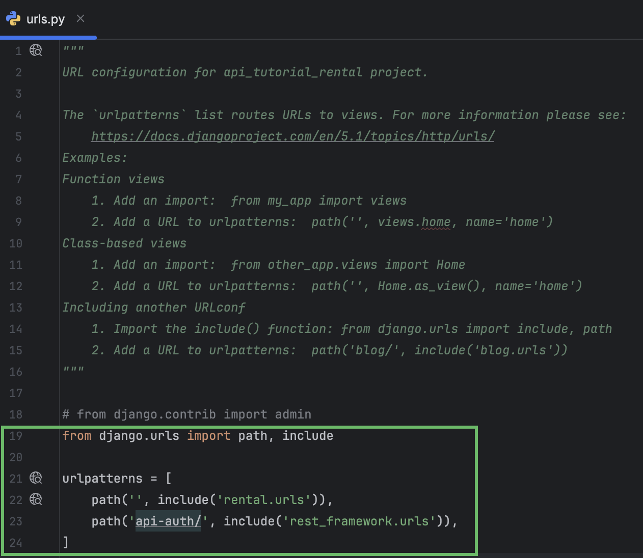 使用 Django REST Framework 构建 API | PyCharm 文档