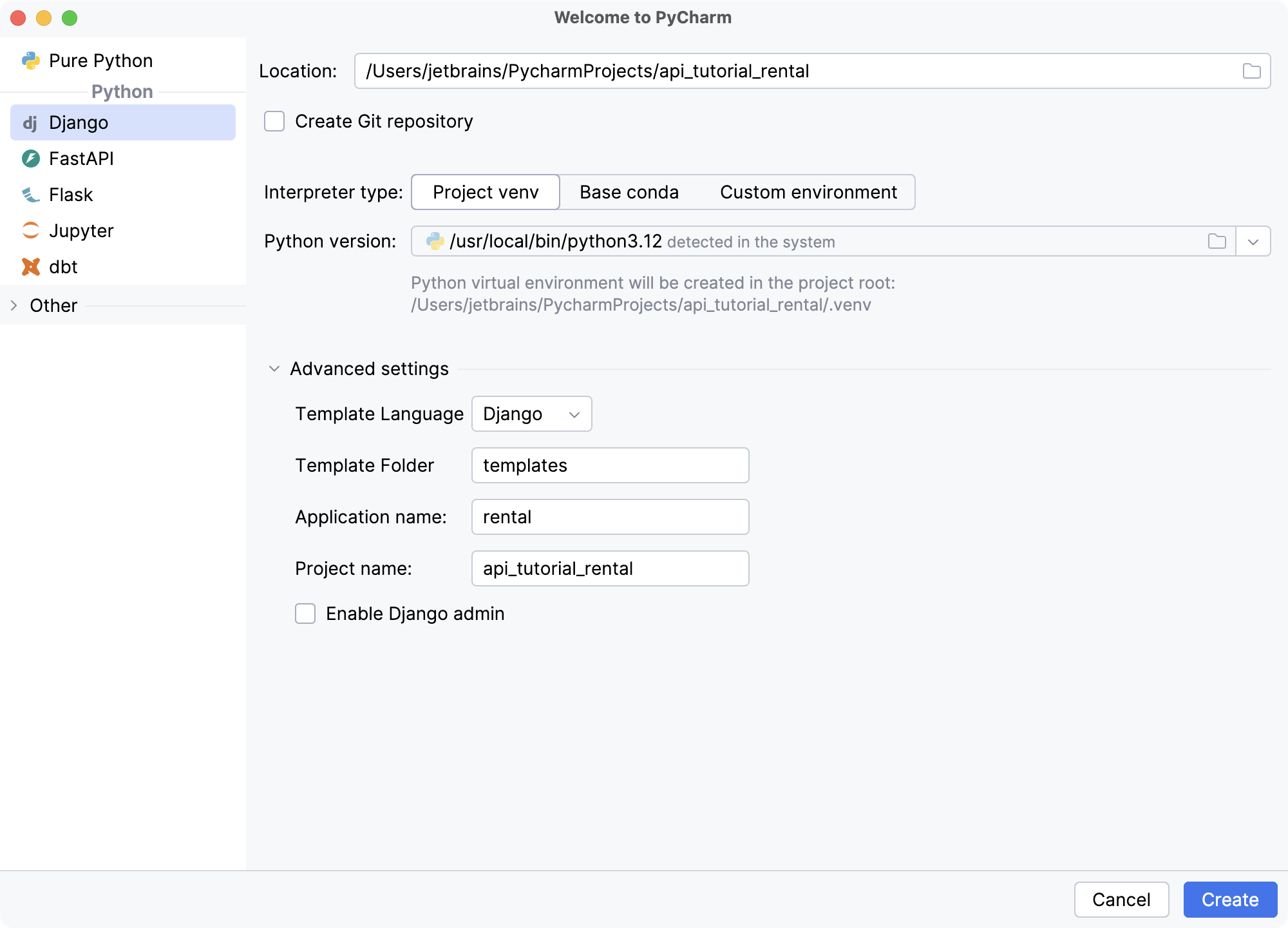 使用 Django REST Framework 构建 API | PyCharm 文档