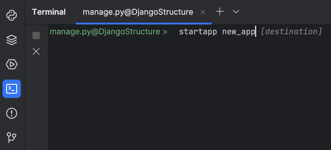 Django 结构工具窗口 | PyCharm 文档