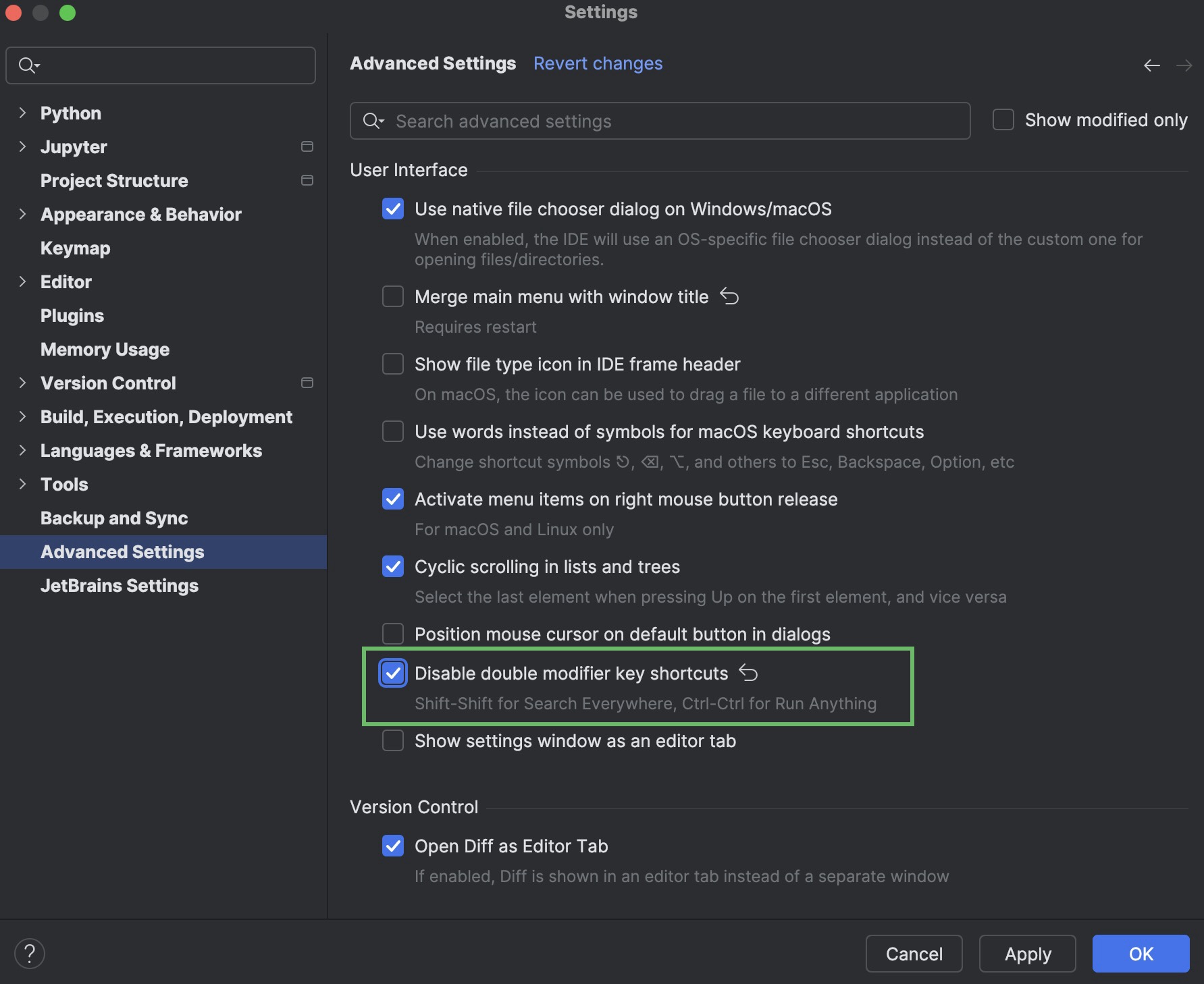 Configure keyboard shortcuts | PyCharm Documentation