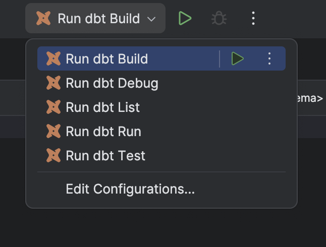 dbt support | PyCharm Documentation