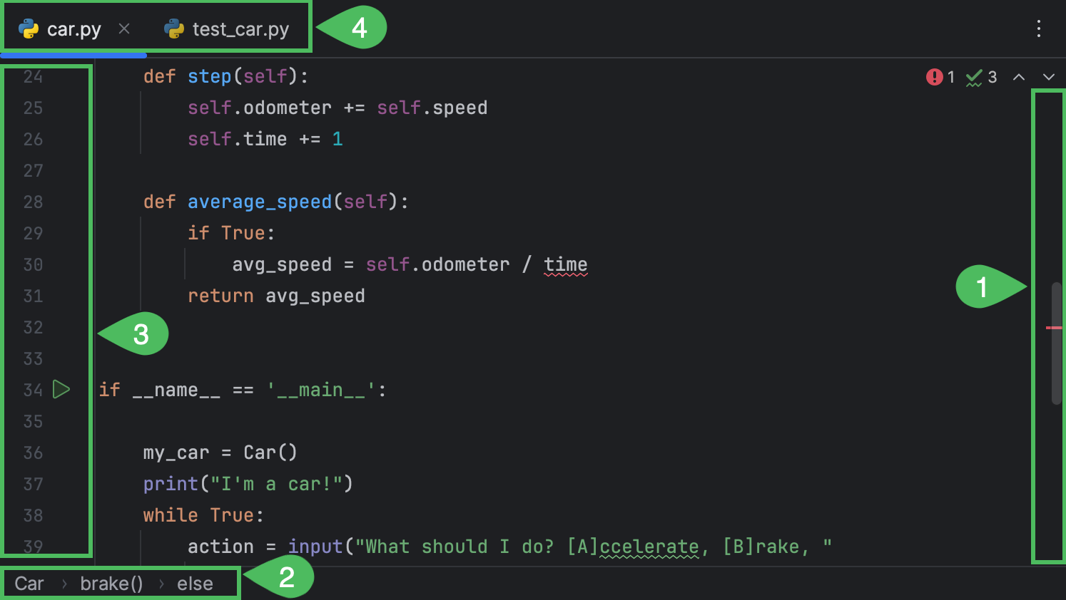 Editor basics | PyCharm Documentation
