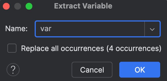 Introduce Variable | PyCharm Documentation