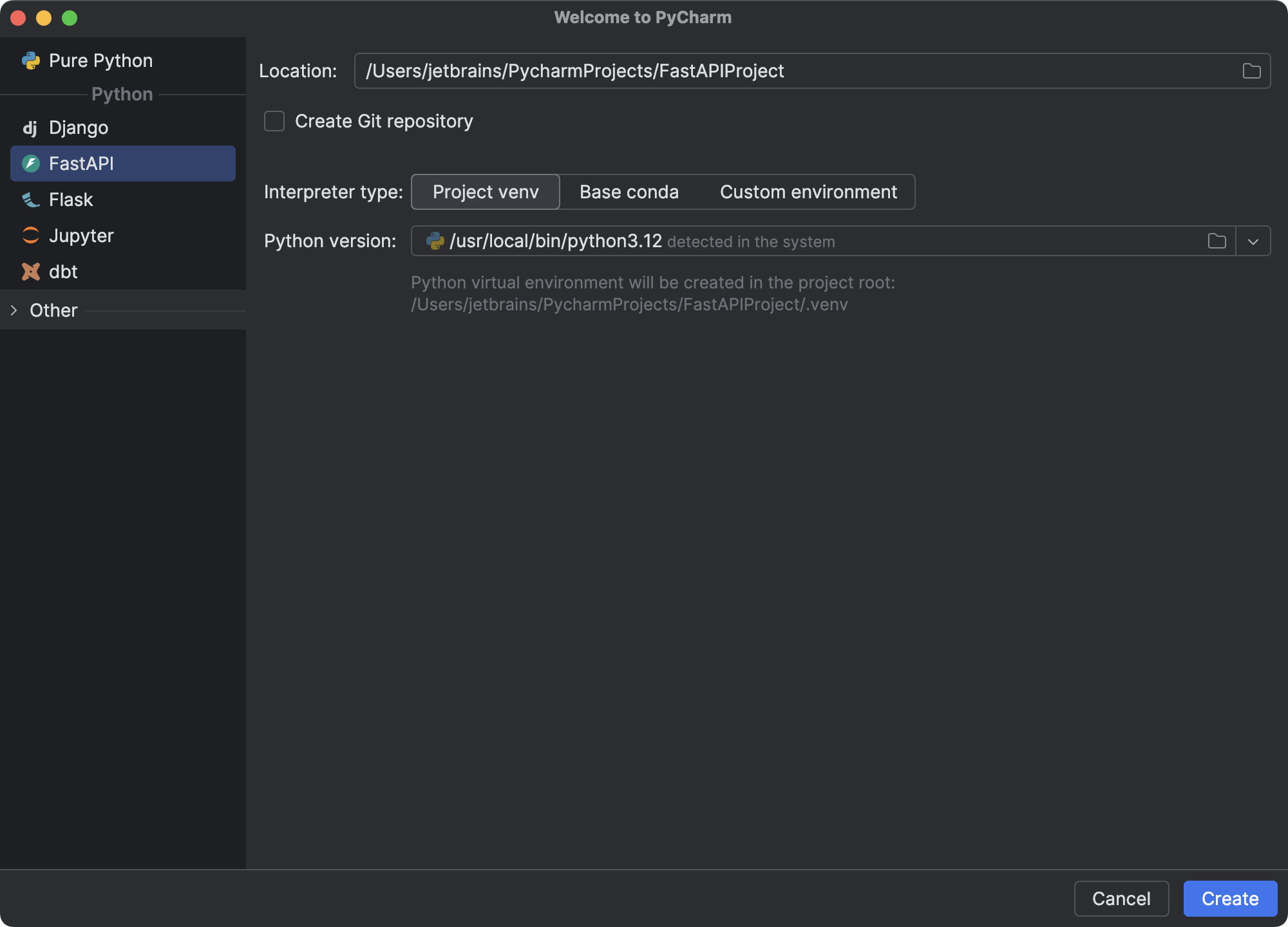 FastAPI | PyCharm 文档