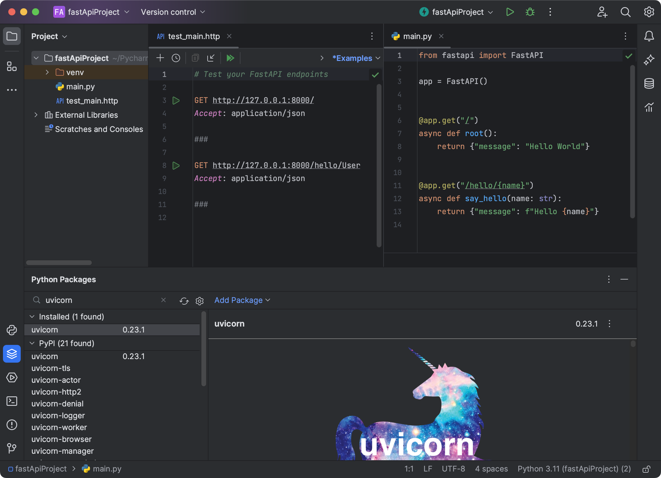 FastAPI | PyCharm 文档