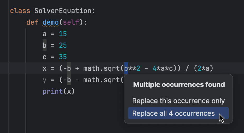 引入变量 | PyCharm 文档