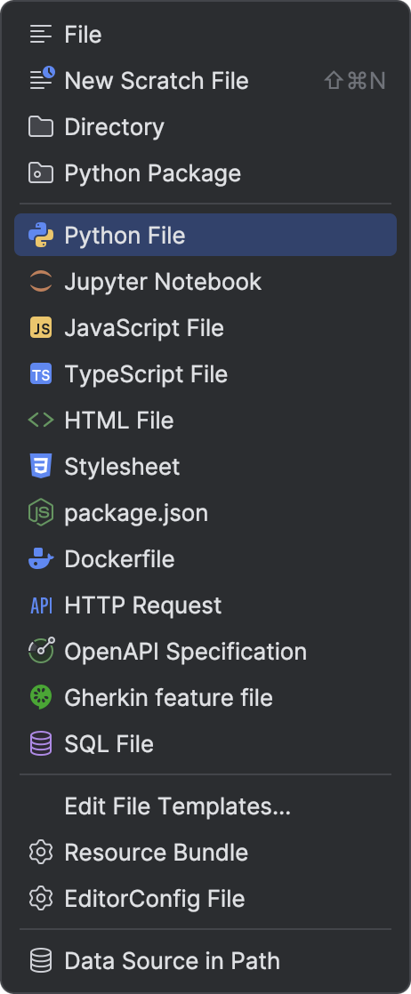 Populate projects | PyCharm Documentation