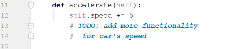 TODO comments | PyCharm Documentation