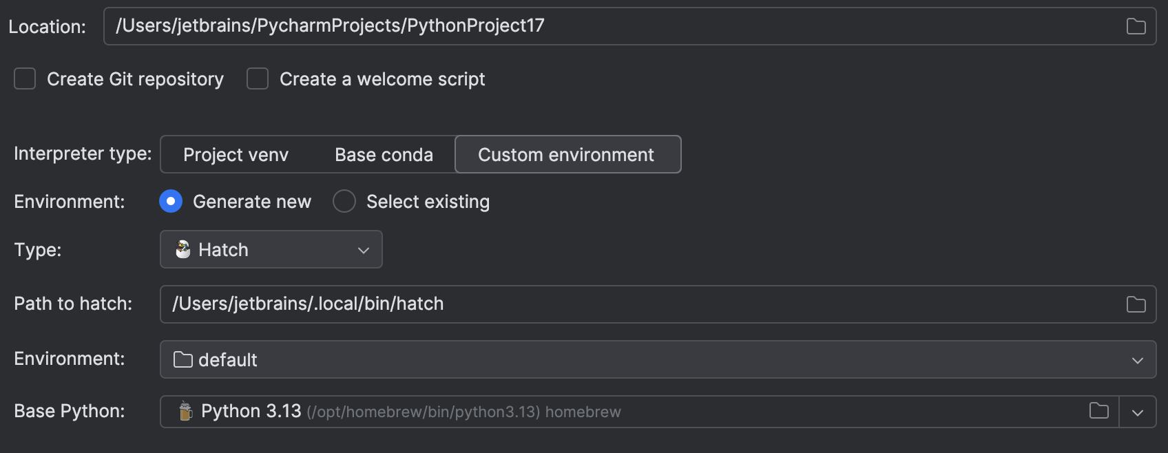 Selenium | PyCharm Documentation