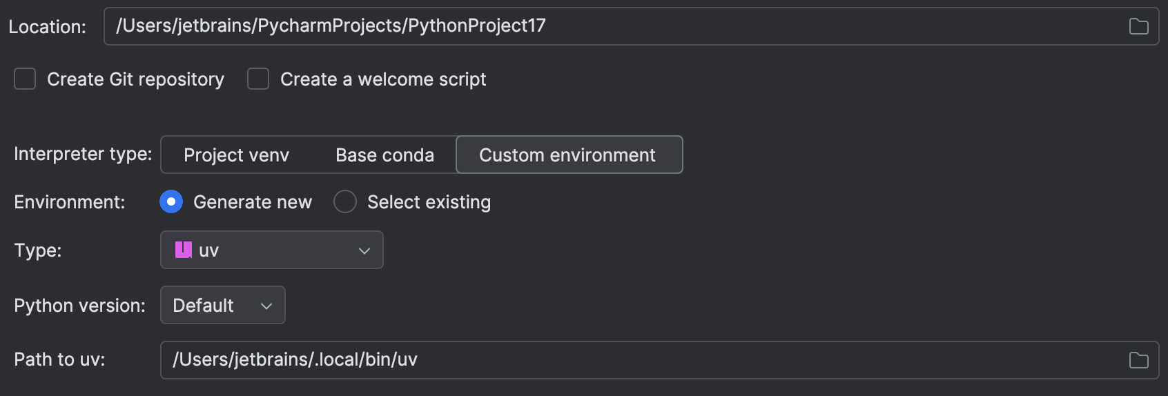 Selenium | PyCharm Documentation
