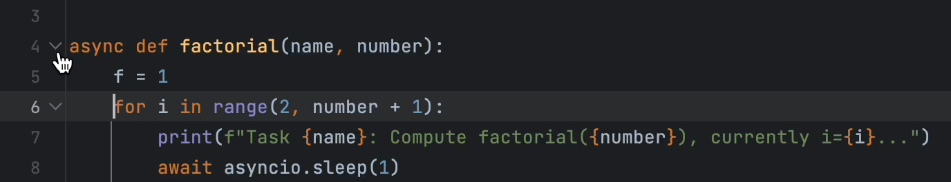 Editor gutter | PyCharm Documentation