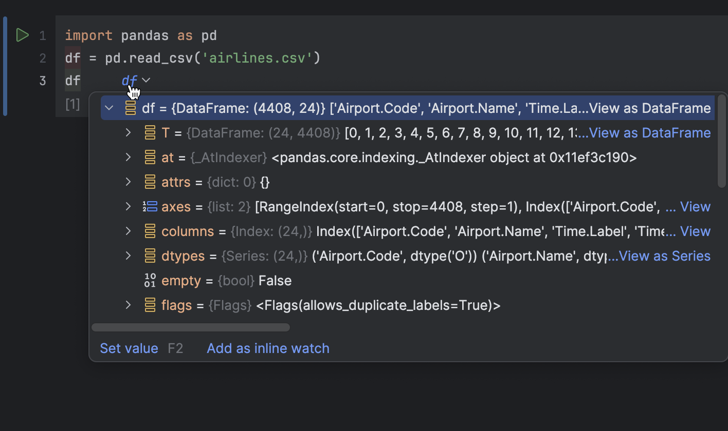 运行和调试 Jupyter notebook 代码单元 | PyCharm 文档