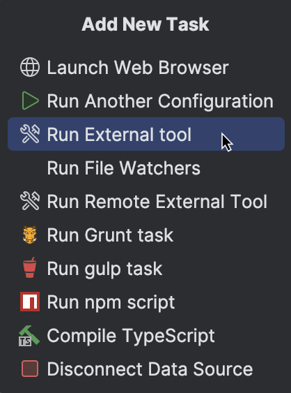 External tools | PyCharm Documentation