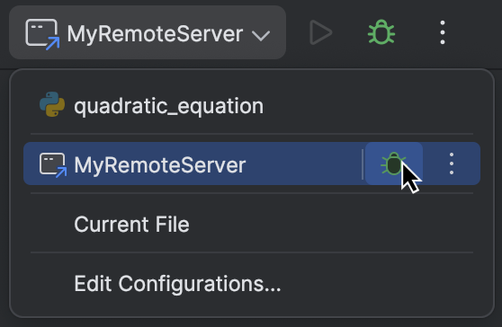 使用 PyCharm 进行远程调试 | PyCharm 文档