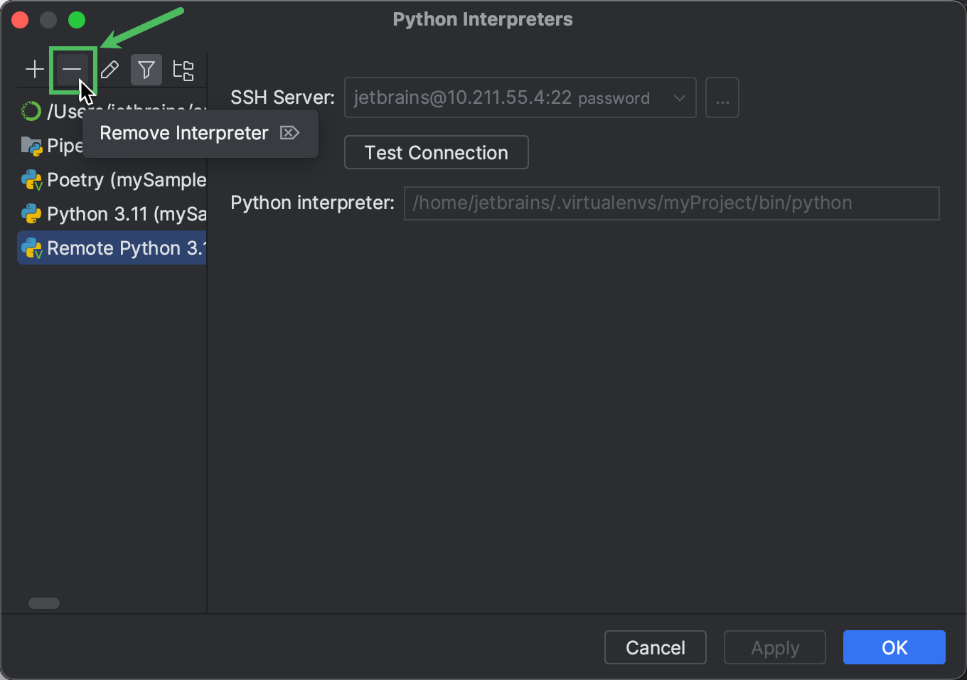 配置 Python 解释器 | PyCharm 文档