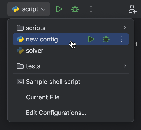 Run and rerun applications | PyCharm Documentation