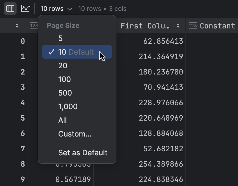 Work with outputs | PyCharm Documentation