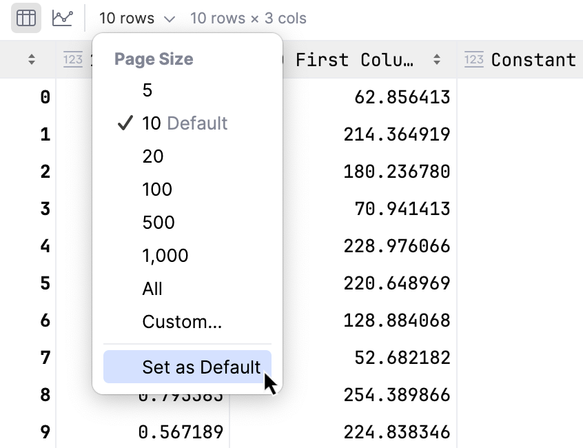 Work with outputs | PyCharm Documentation
