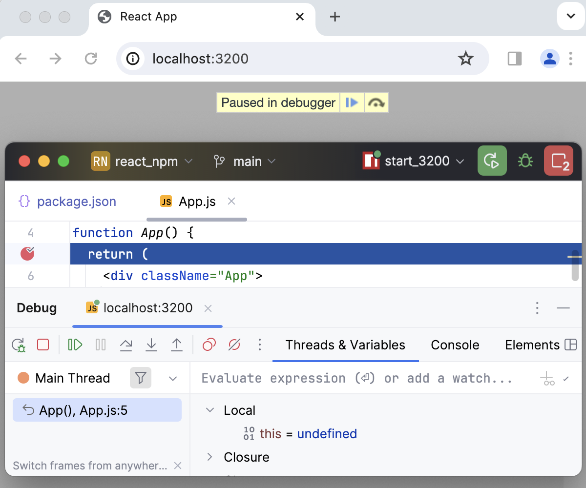 React | IntelliJ IDEA 文档