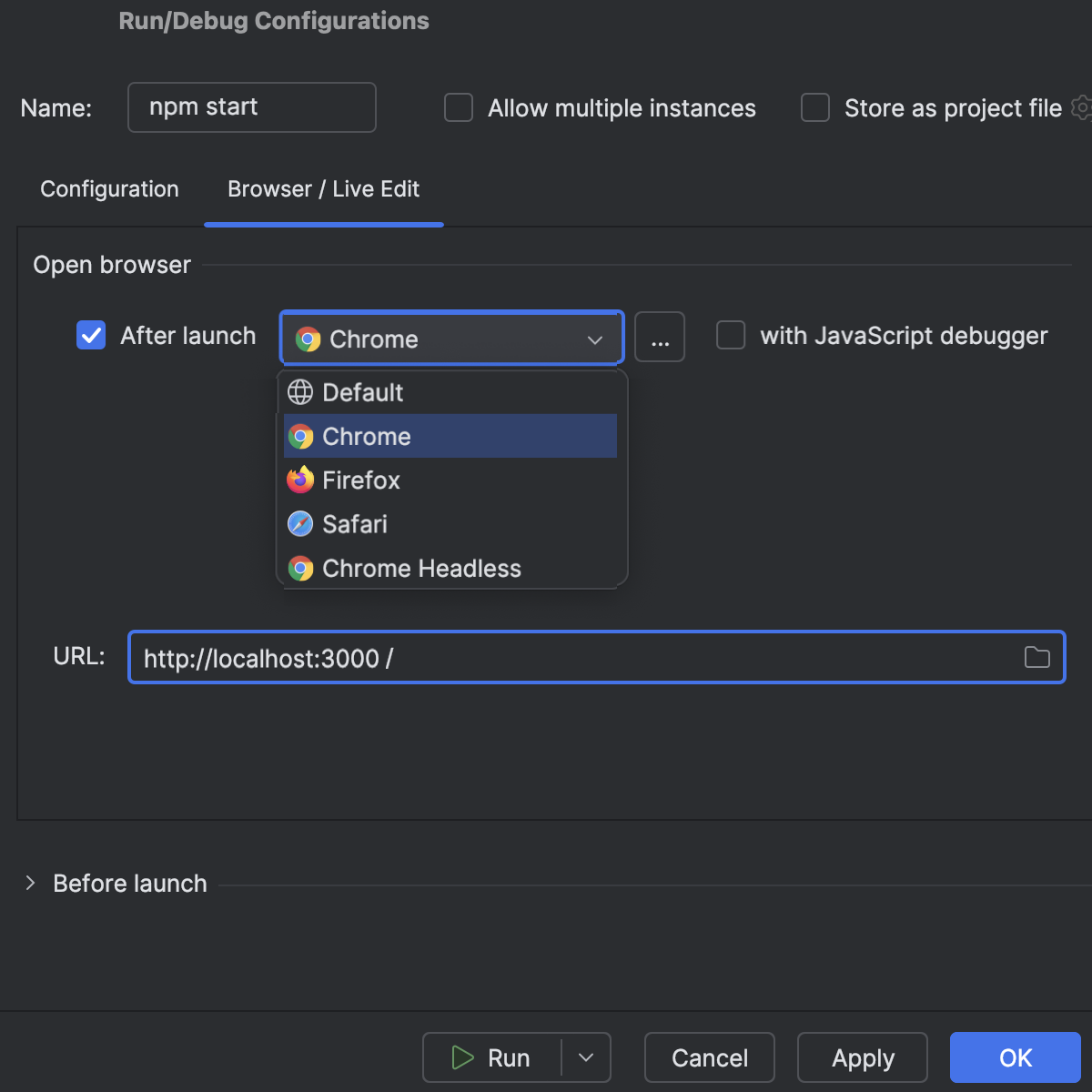 React | WebStorm 文档