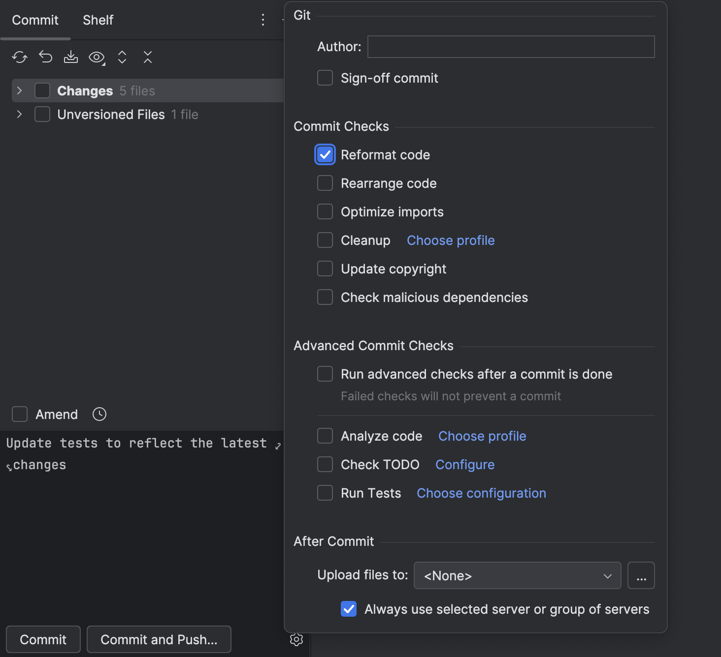 Reformat code | IntelliJ IDEA Documentation