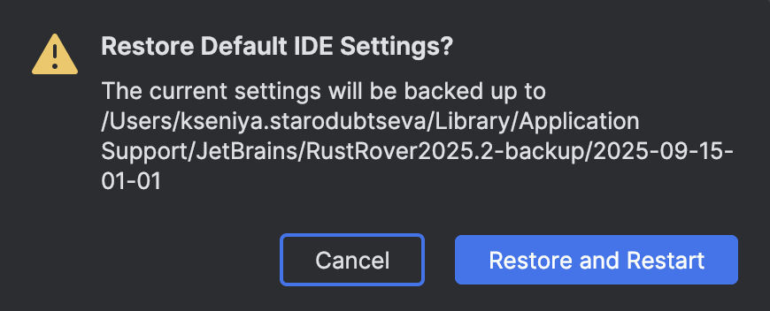 Configure the IDE | RustRover Documentation