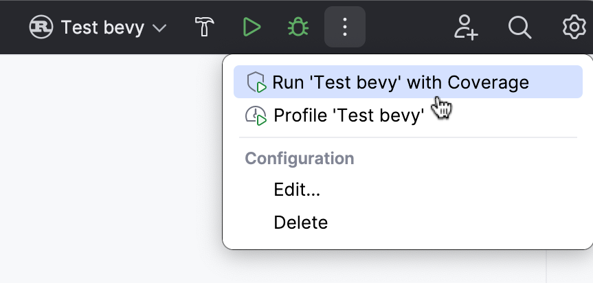 Code coverage | RustRover Documentation