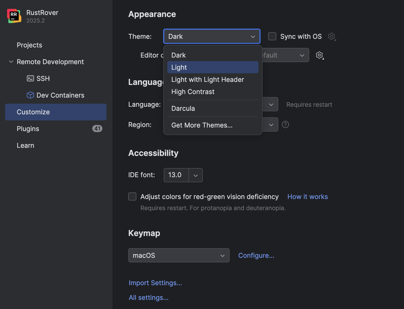 Run RustRover for the first time | RustRover Documentation