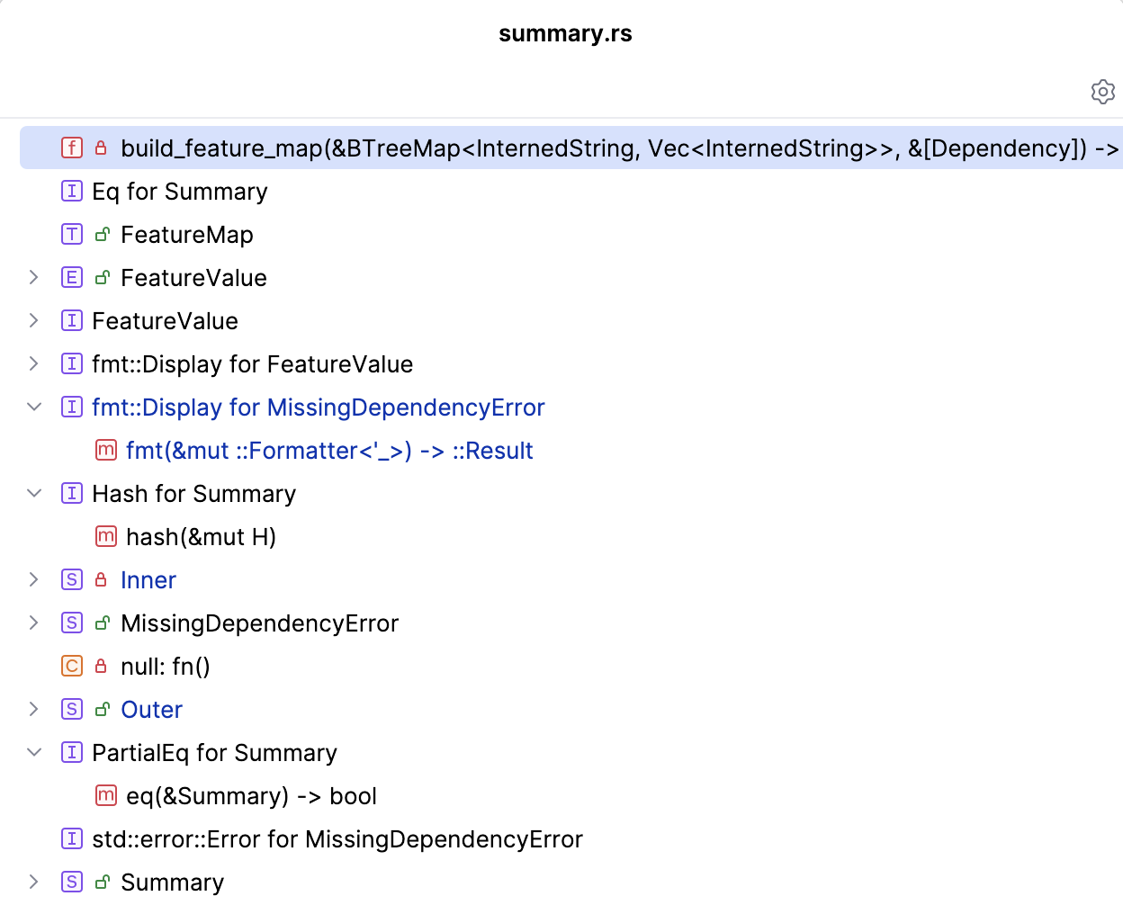 File structure | RustRover Documentation