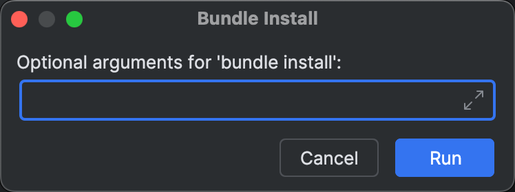 Bundler | RubyMine Documentation