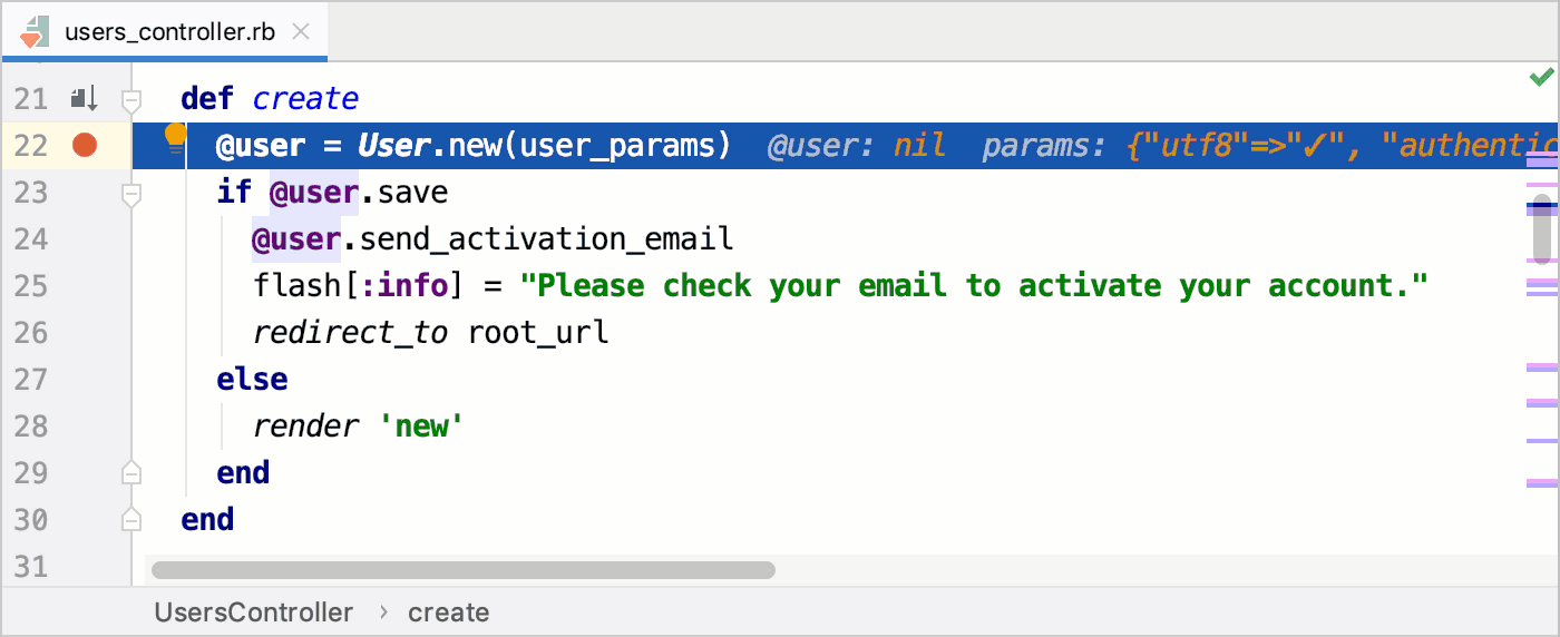 Step through the program | RubyMine Documentation
