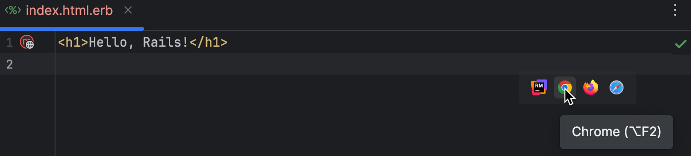 Create and run your first Rails application | RubyMine Documentation